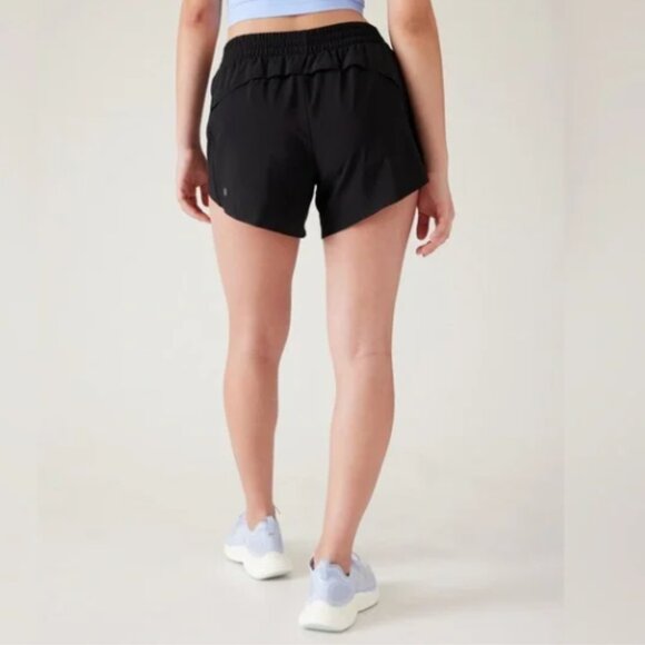 Athleta | Shorts | Athleta Hustle 3 Black Shorts | Poshmark